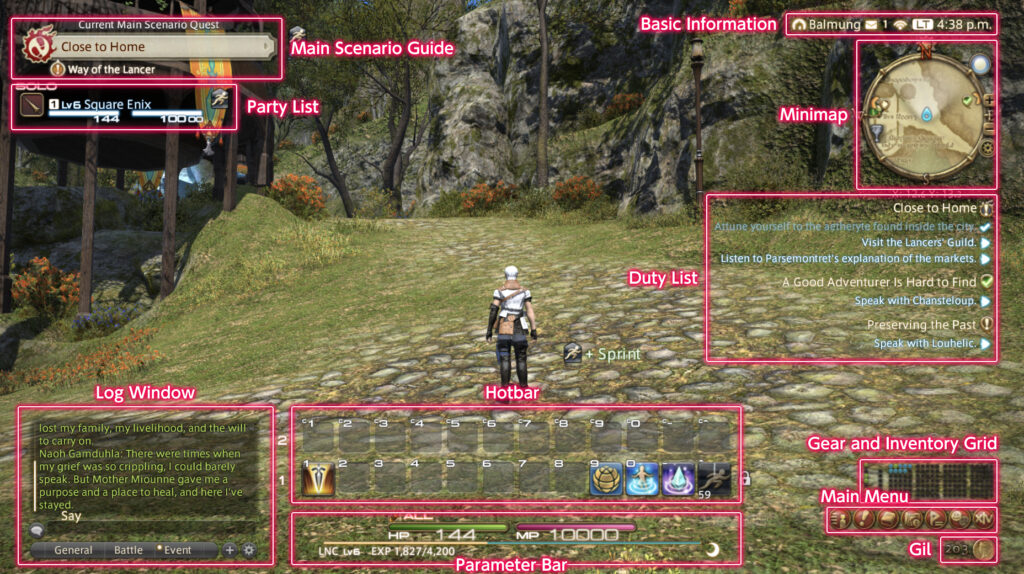 HUD - CZ/SK Final Fantasy XIV komunita